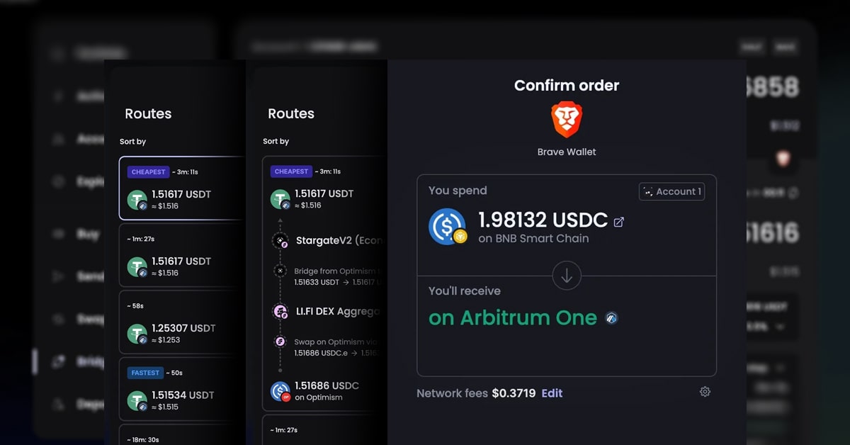 Introducing cross-chain swaps on Brave Wallet | Brave Introducing cross-chain swaps on Brave Wallet | Brave
