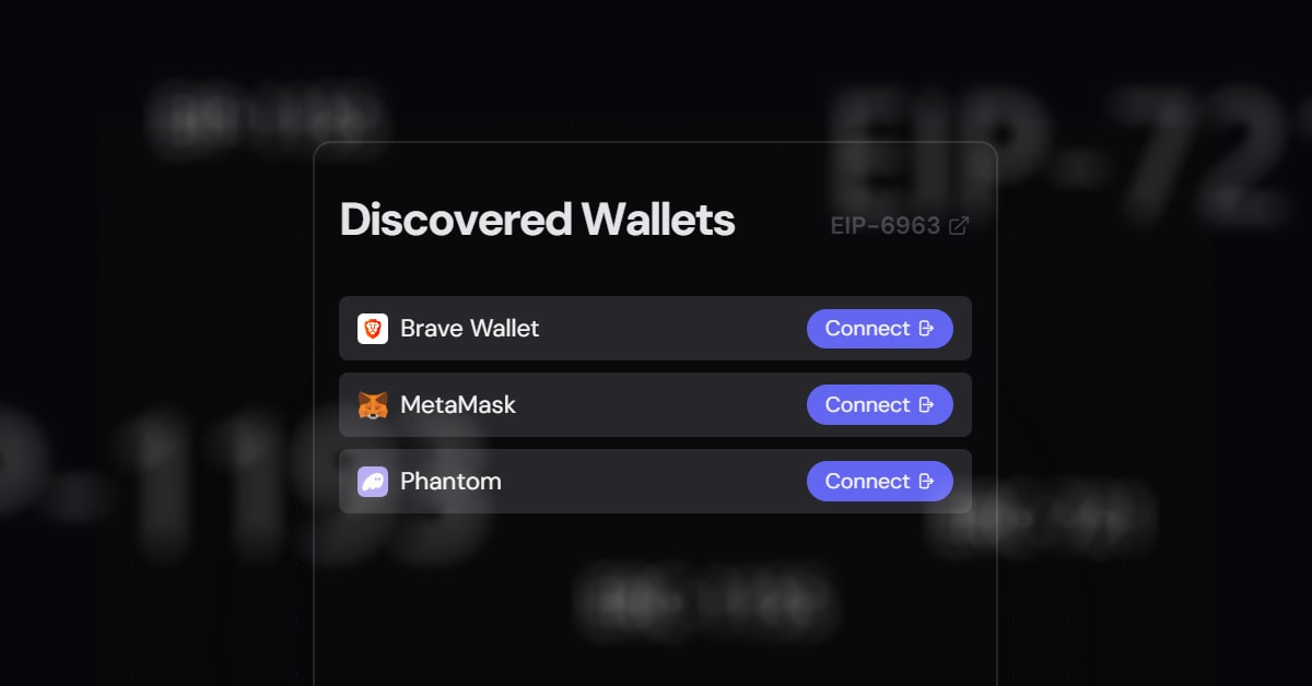 Introducing EIP-6963 support for a more open and seamless Brave Wallet experience | Brave