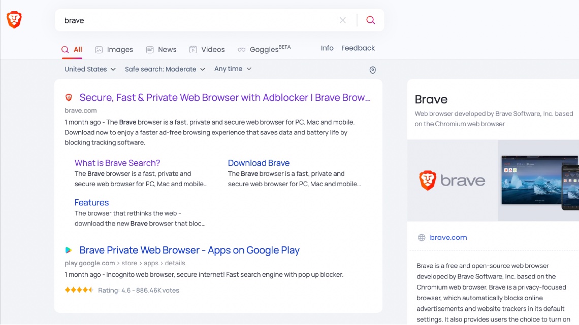 Brave Search passes 2.5 billion queries in its first year, and debuts ...
