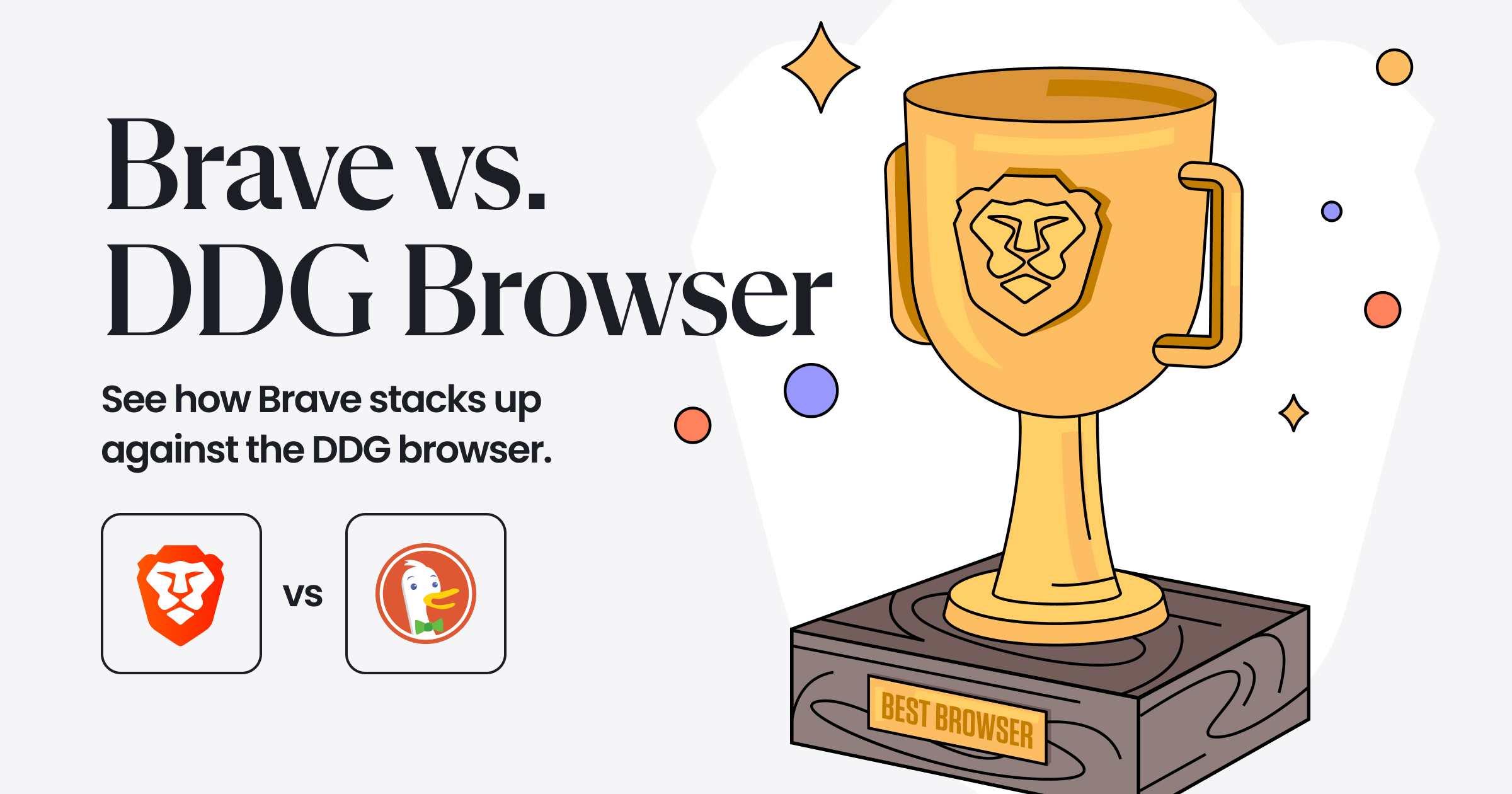 Brave vs navegador DuckDuckGo | Brave
