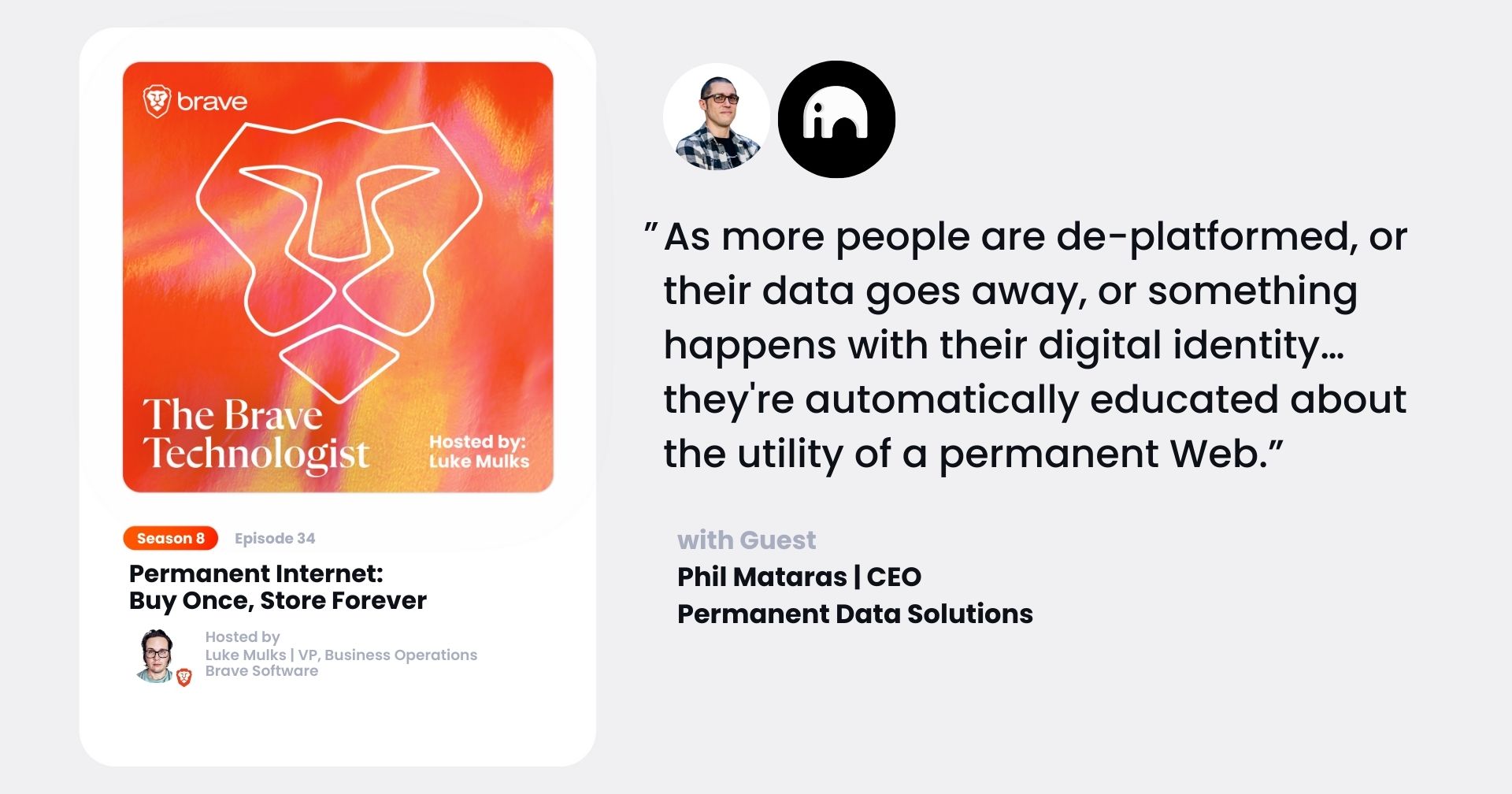 Permanent Internet: Buy Once, Store Forever | Brave